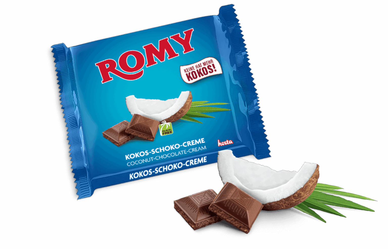 ROMY: Sweet chocolate with extra coconut | Hosta